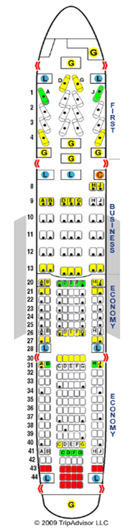 Aa 777 Seat Plan